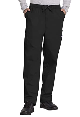 Cherokee Men's Originals Cargo Scrubs Pant, Black, Large