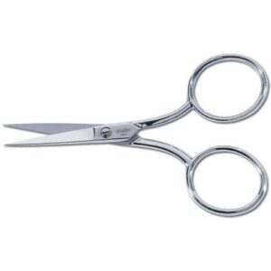 gingher 4 inch large handle embroidery scissors (01-005271)