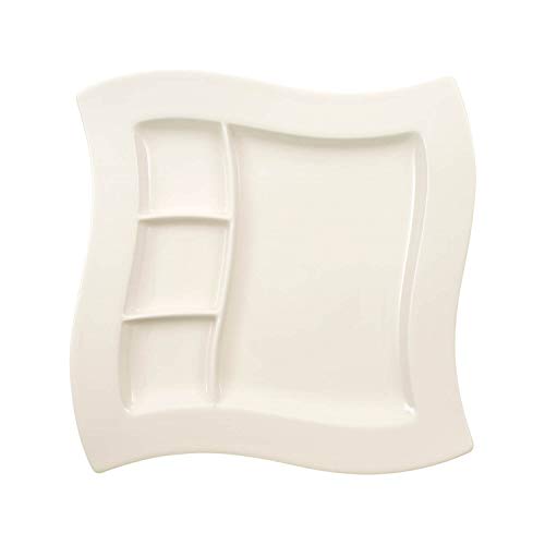 Villeroy & Boch New Wave Grill Plate, 10.5 in, White