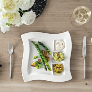 Villeroy & Boch New Wave Grill Plate, 10.5 in, White