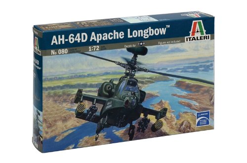 Italeri 0080S Ah-64 D Longbow Apache Model