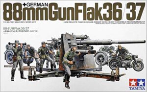 tamiya models german 88mm gun flak 36.37 model kit