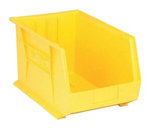 quantum storage systems qus260yl storage bin, yellow