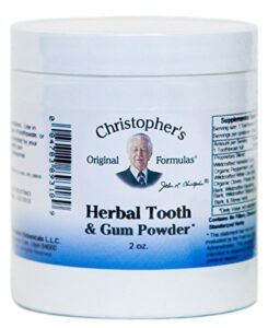 christopher’s original formulas herbal tooth and gum powder