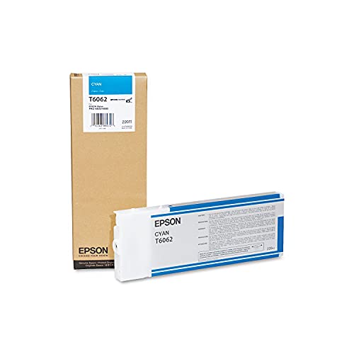 Epson UltraChrome K3 Ink Cartridge - 220ml Cyan (T606200)