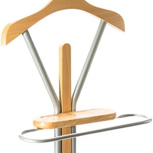 Zeller 17102 45 x 30 x 108 cm Valet Stand Wood/Metal Metal