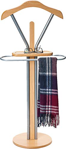 Zeller 17102 45 x 30 x 108 cm Valet Stand Wood/Metal Metal