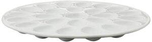 hic porcelain deviled egg dish, 13-inch