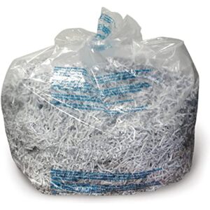 swingline shredder bags, plastic, 13-19 gallon, for 300x/300m, 25/box (1765010)