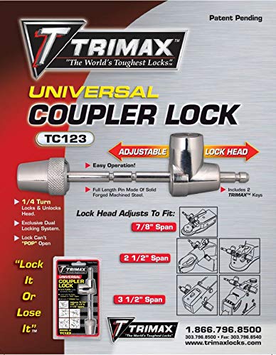 Trimax TC123 Universal Coupler Lock