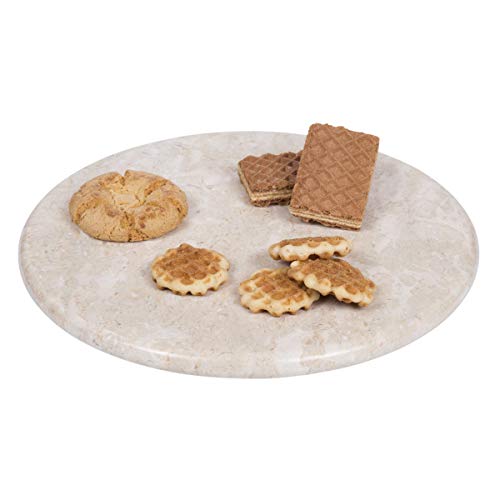 Evco International Creative Home R Marble Lazy Susan, Champagne