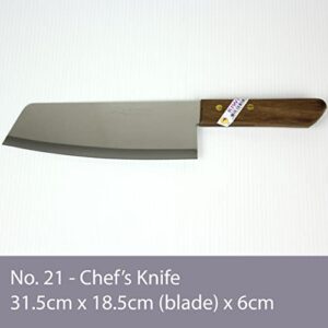 Kiwi Brand Stainless Steel 8 inch Thai Chef's Knife No. 21