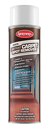 Sprayway SW879 Instant Carpet Spot Remover, 18 oz