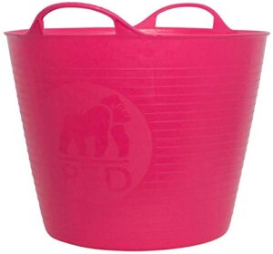 tubtrug sp14pk small pink flex tub, 14 liter