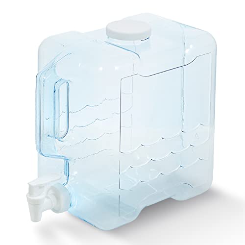 Arrow 2 Gallon Drink Dispenser for Fridge - Plastic Beverage Dispenser with Spigot for Easy Dispensing - Made in the USA, BPA Free Plastic - Convenient Handle, Easy-Pour Spout