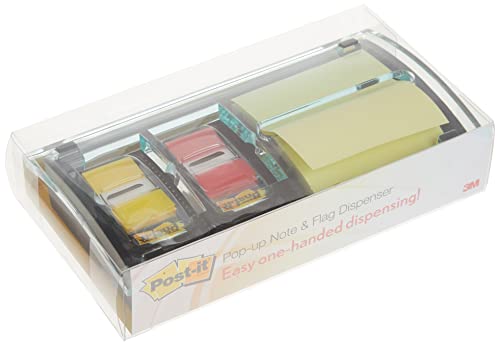 Post-it Pop-up Note and Flag Dispenser, Designer Series for 3x3 in Pop-up Style Notes and Flags (DS100)