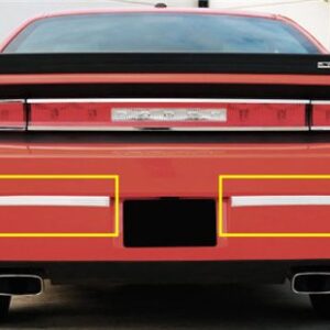 T-Rex 12417 T1 Series Brushed Aluminum Rear Bumper Trim - 2 Piece