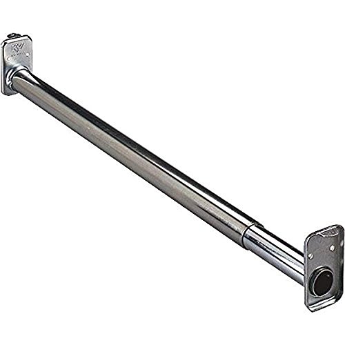 Knape & Vogt MFG CO Zinc Adjustable Closet Rod, 18/30"