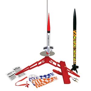 estes tandem-x launch set (amazon and crossfire isx) orange, 30 inches