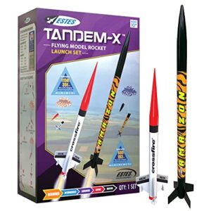 Estes Tandem-X Launch Set (Amazon and Crossfire ISX) Orange, 30 inches