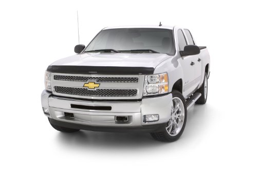 Auto Ventshade [AVS] Bugflector / Hood Shield | Medium Profile | Smoke, 1 pc | 23448 | Fits 2007 - 2013 Chevrolet Silverado 1500