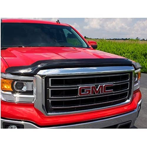 Auto Ventshade [AVS] Bugflector / Hood Shield | Medium Profile | Smoke, 1 pc | 23448 | Fits 2007 - 2013 Chevrolet Silverado 1500