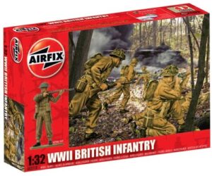 airfix a02718 1:32 scale british infantry figures classic kit series 2