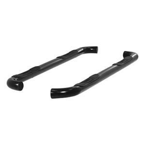 ARIES 203016 3-Inch Round Black Steel Nerf Bars, No-Drill, Select Ford F-150