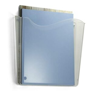 Officemate® OIC® Unbreakable Vertical Wall File, 10"H x 10"W x 3"D, Clear