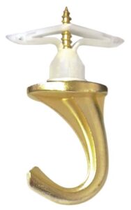 the hillman group 122408 large brass versa hook, 1-pack