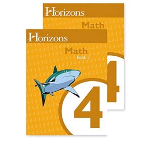 horizons math 4 set of 2 student workbooks 4-1 and 4-2