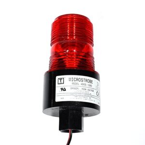 tomar 490s-1280 red – 12-80 vdc red 1/2 female pipe mount beacon