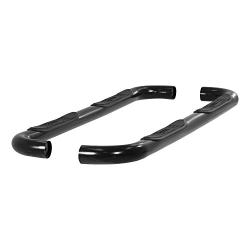 ARIES 203008 3-Inch Round Black Steel Nerf Bars, No-Drill, Select Ford F-150