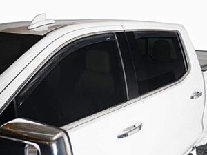 auto ventshade [avs] in-channel ventvisor / rain guards | smoke, 4 pc | 194514 | fits 2007 – 2014 chevrolet tahoe/gmc yukon