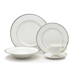 mikasa cameo platinum 40-piece dinnerware set, service for 8