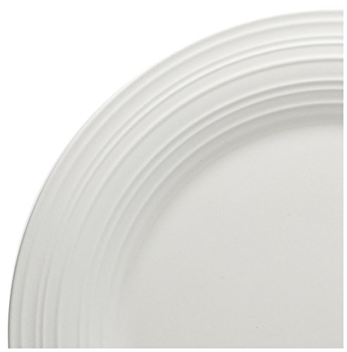 Mikasa Swirl 14-Inch Round Platter, White