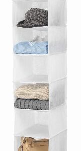 Whitmor 8 Section Accessory Shelves White