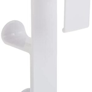 iDesign Over the Door, Organizer Hook for Coats, Hats, Robes, Towels - Double Hook, White