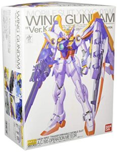 bandai hobby wing gundam ver.ka, bandai master grade action figure (ban123714)