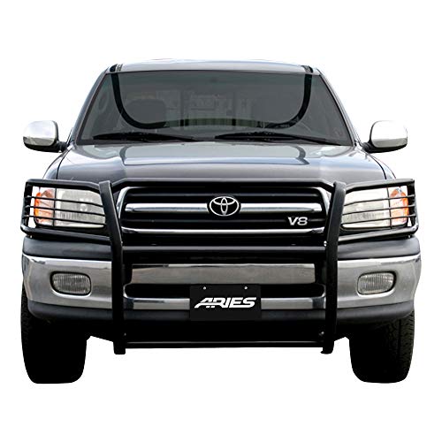 ARIES 2045 1-1/2-Inch Black Steel Grille Guard, No-Drill, Select Toyota Tundra