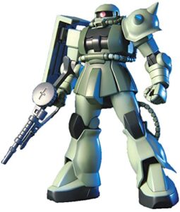 bandai hobby hguc 1/144 #40 zaku ii mobile suit gundam model kit