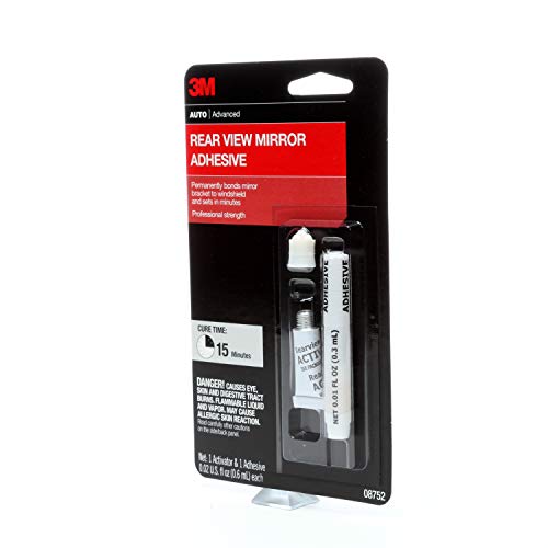 3M Rearview Mirror Adhesive, 08752, 0.02 fl oz