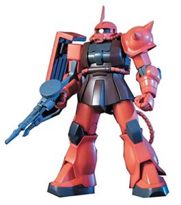 gundam ms-06s zaku ii char custom hguc 1/144 scale