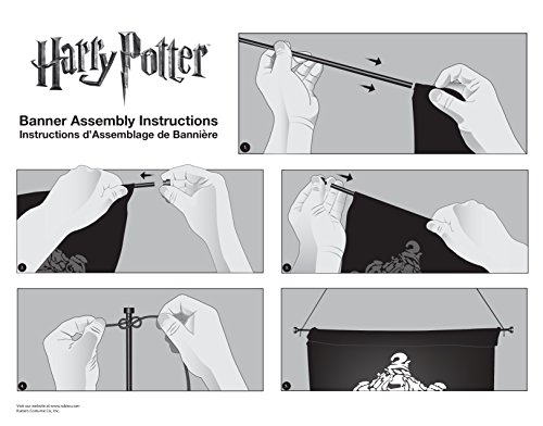 Harry Potter Hogwart's Printed Wall Banner, 20 x 30-Inches