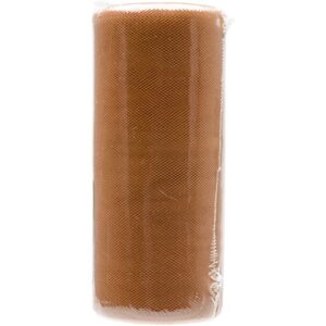 tulle fine mesh 6″ wide 25yd spool-copper