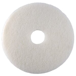 oreck commercial 437.051 polish orbiter pad, 12″ diameter, for 550mc orbiter floor machine, white