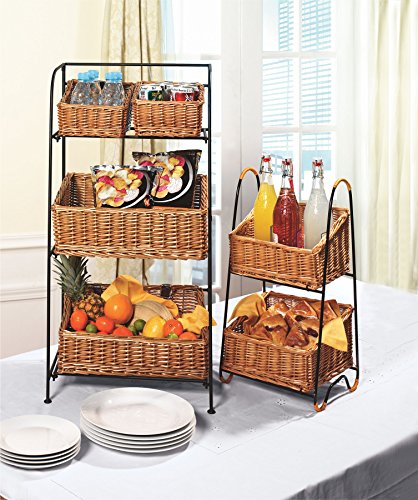 Skalny Willow Iron 3-Tier Four Bin Display Organizer