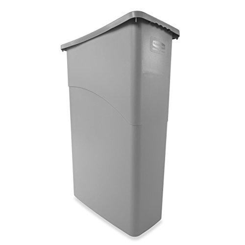 Rubbermaid Slim Jim Waste Container, 87 L - Grey