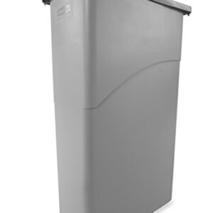 Rubbermaid Slim Jim Waste Container, 87 L - Grey