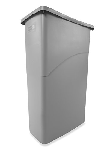 Rubbermaid Slim Jim Waste Container, 87 L - Grey